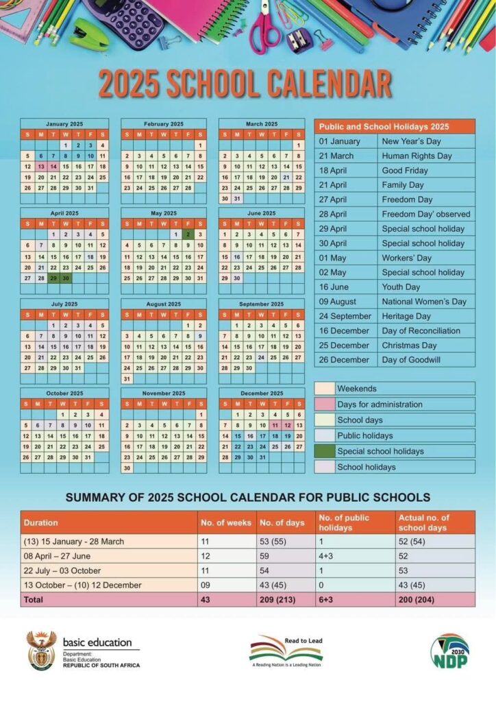 School Terms 2025: Full Calendar and Key Dates | Entrepreneur Hub SA