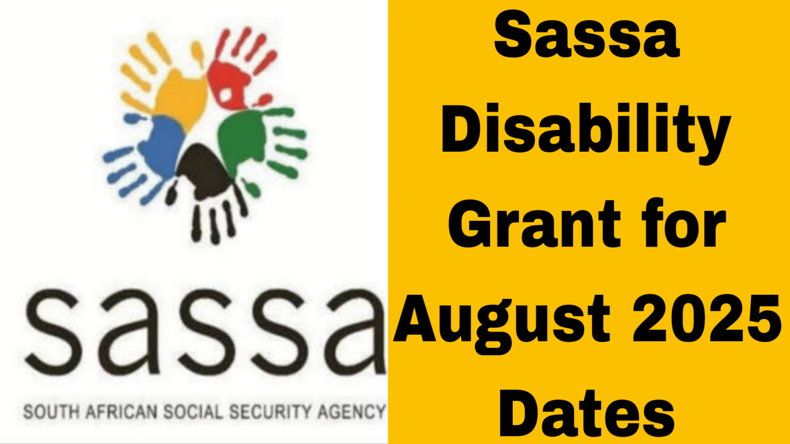 Sassa Disability Grant for August 2025 Dates | Entrepreneur Hub SA